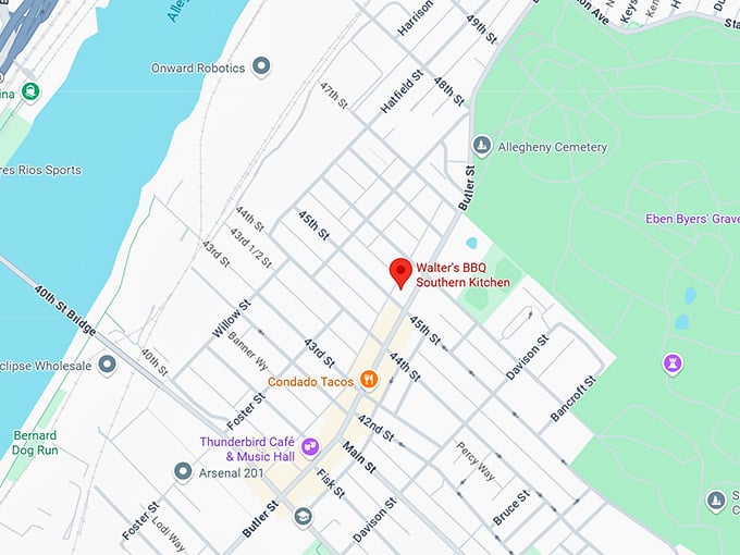 16. walter&rsquo;s bbq southern kitchen map