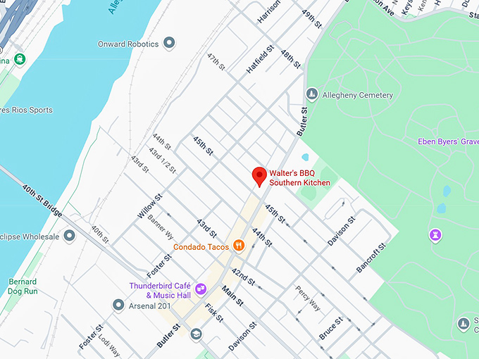 16. walter&rsquo;s bbq southern kitchen map
