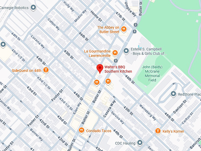 16. walter&rsquo;s southern kitchen map