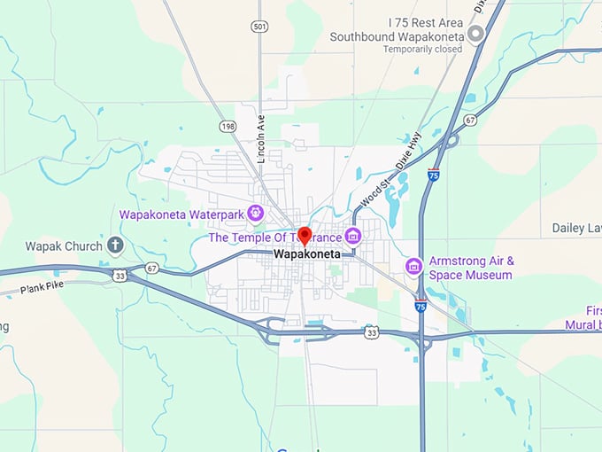 16. wapakoneta oh map