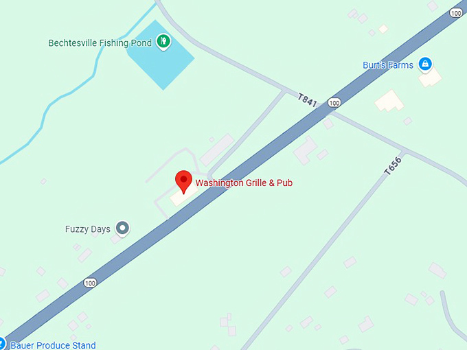 16. washington grille & pub map