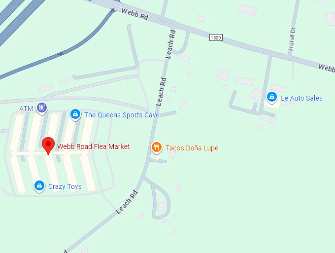 16. webb road flea market map