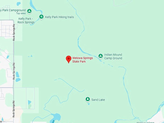 16. wekiwa springs state park map