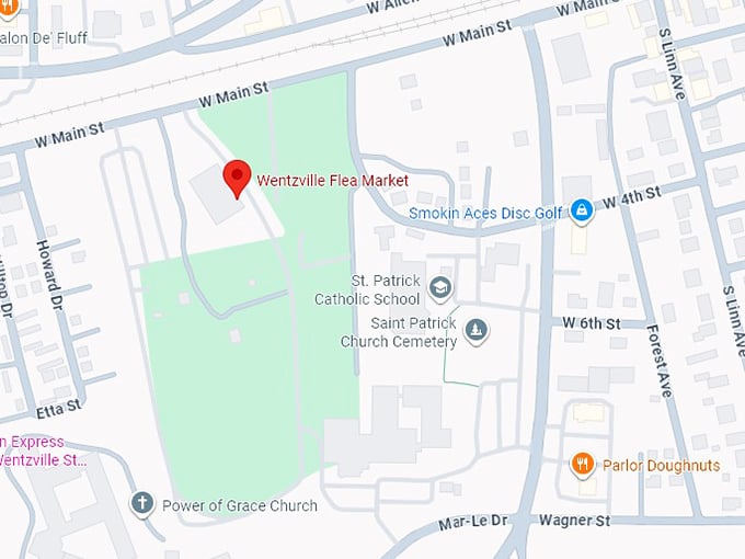 16. wentzville flea market map