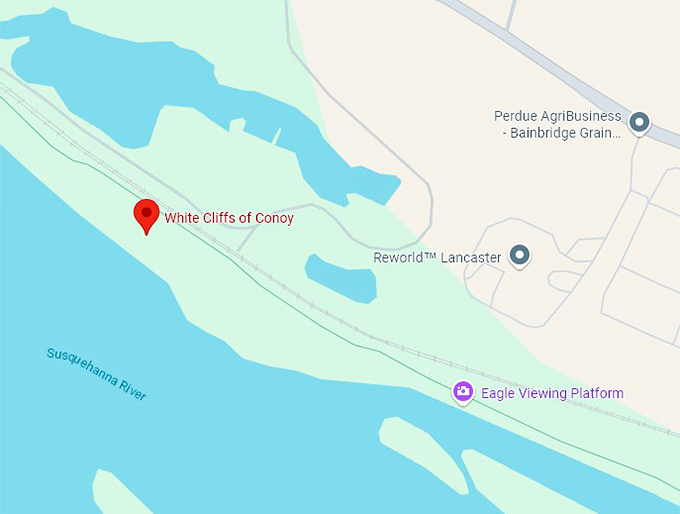 16. white cliffs of conoy map