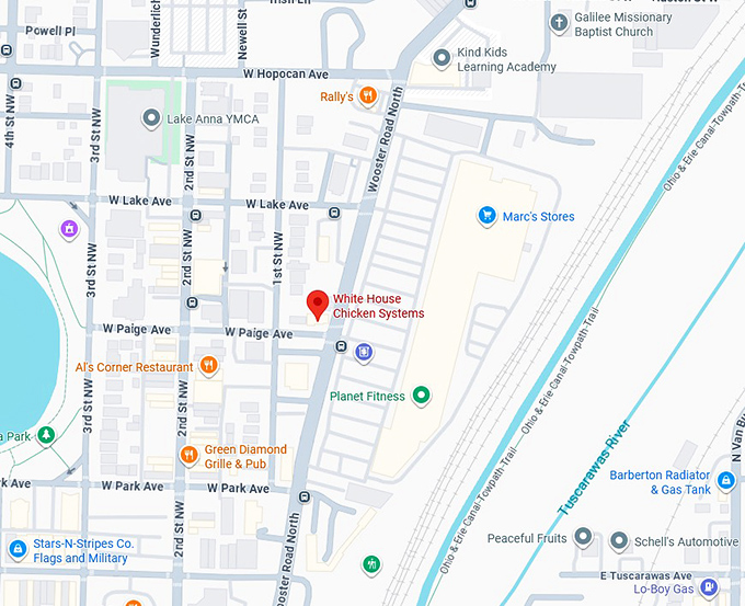 16. white house chicken systems inc map