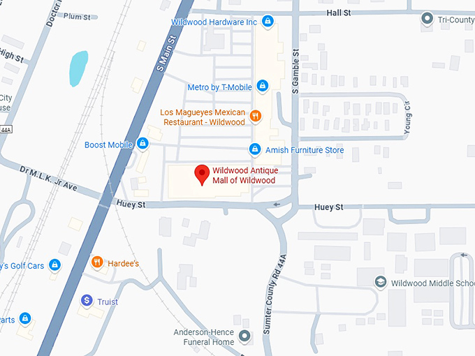 16. wildwood antique mall of wildwood map