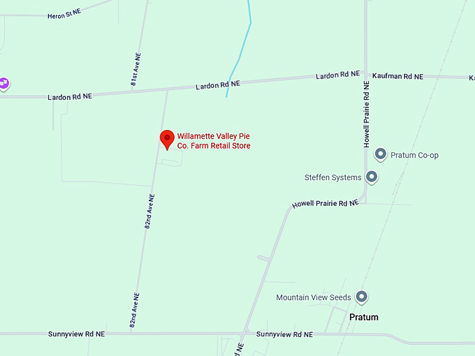 16. willamette valley pie co. farm retail store map