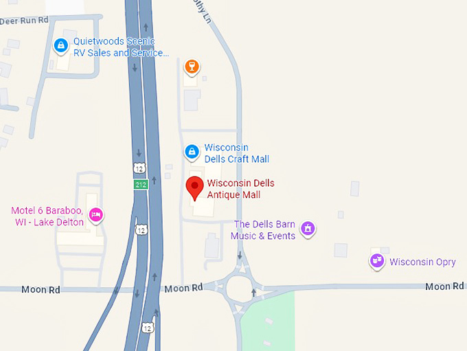 16. wisconsin dells antique mall map