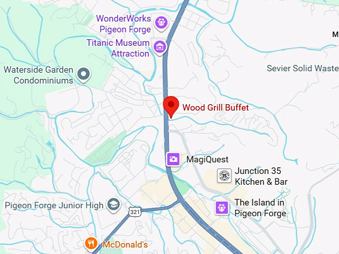 16. wood grill buffet map