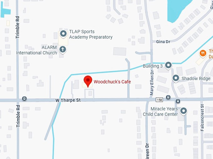 16. woodchuck&rsquo;s cafe inc map
