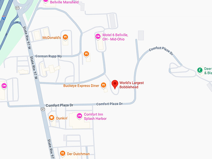 16. world's largest bobblehead map