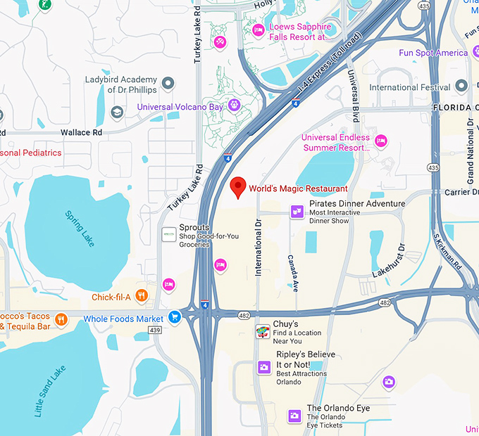 16. world's magic restaurant map