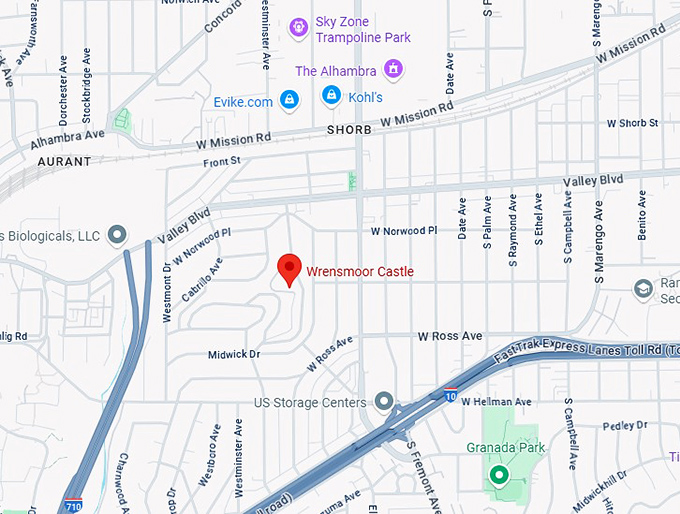 16. wrensmoor castle map