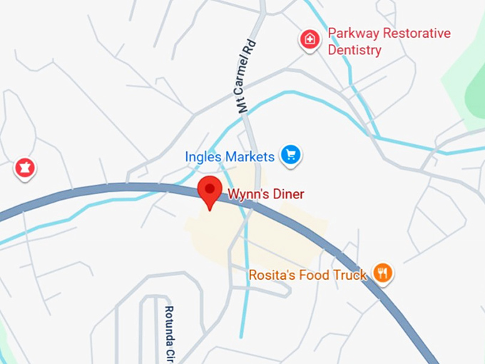 16. wynn's diner map