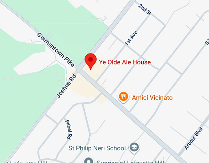 16. ye olde ale house map