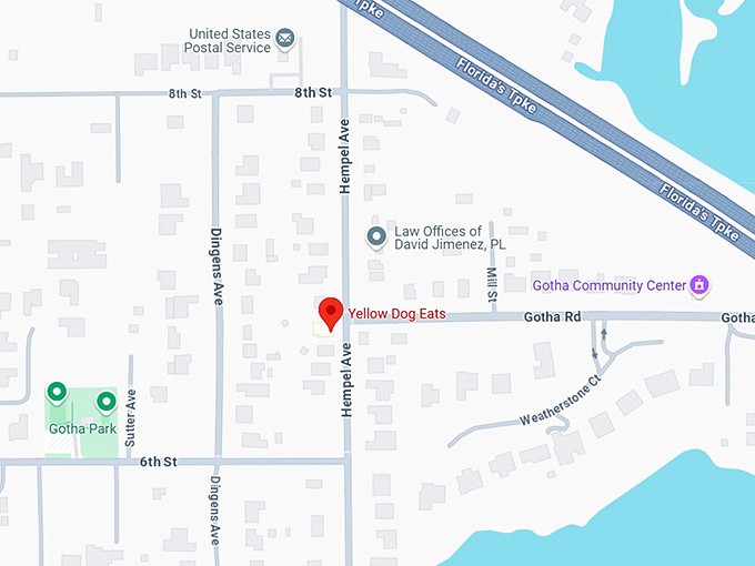 16. yellow dog eats map