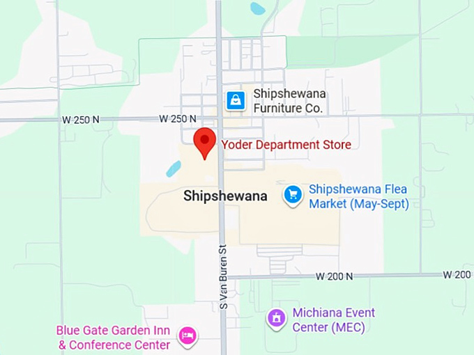 16. yoder department store map