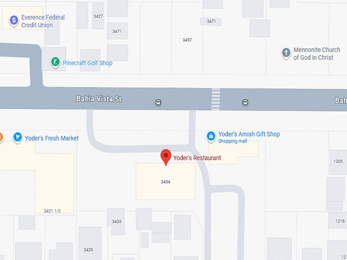 16. yoder's restaurant map