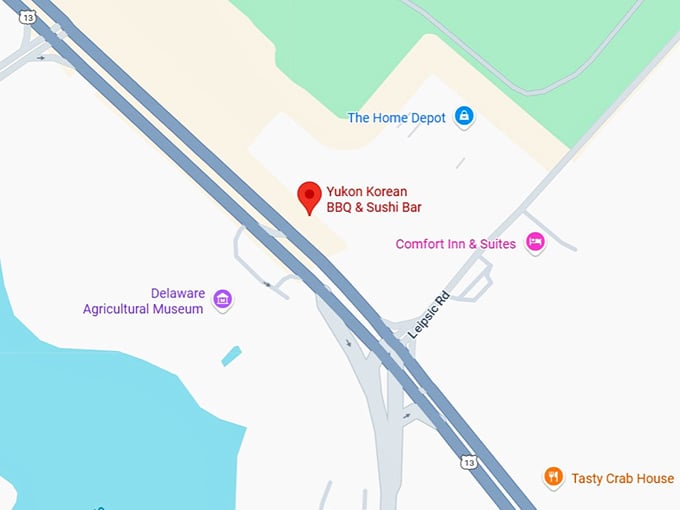 16. yukon korean bbq & sushi bar map