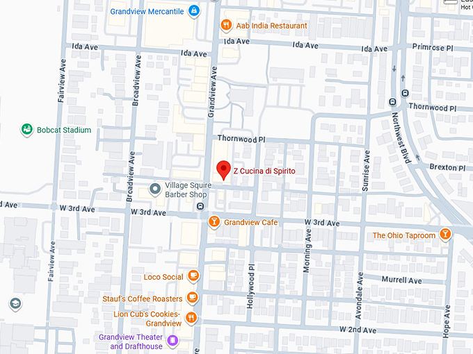 16. z cucina di spirito map