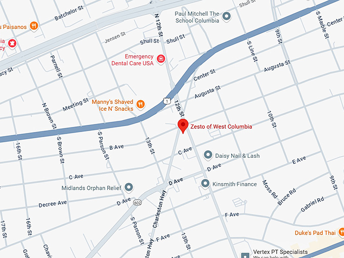 16. zesto of west columbia map