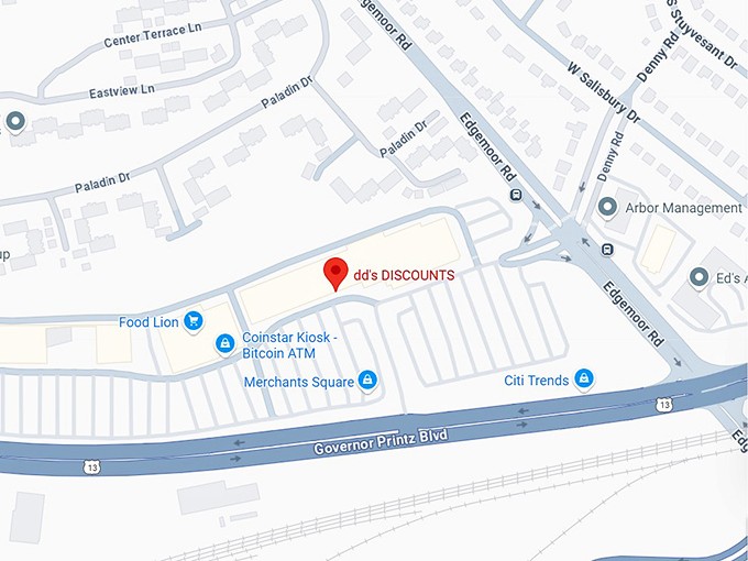 16. dd's discounts map