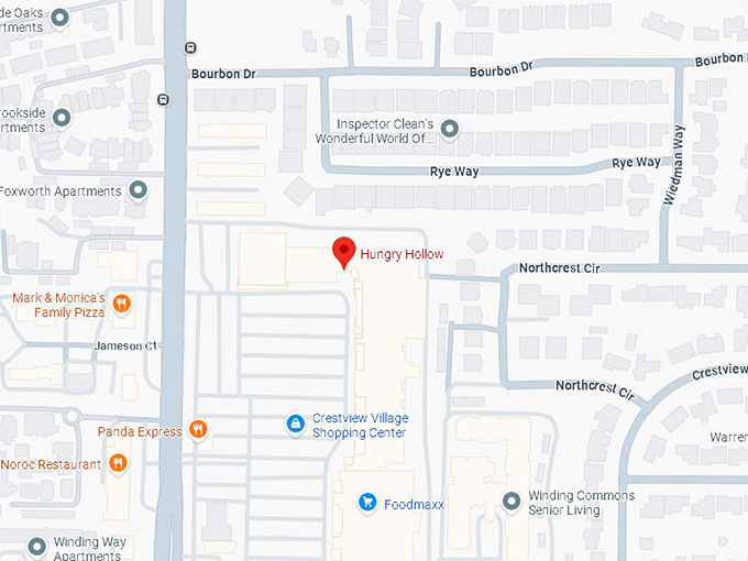 16. hungry hollow map