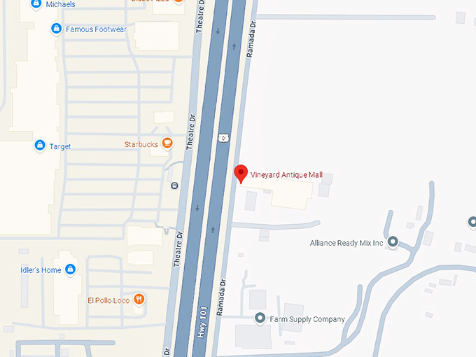 16. vineyard antique mall maps