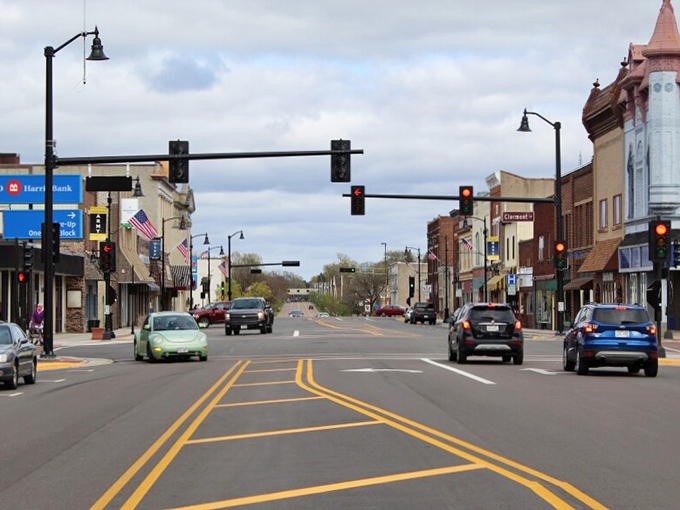 Antigo's Main Street welcomes you with classic small-town charm. Those wide streets practically invite you to slow down and stay awhile!