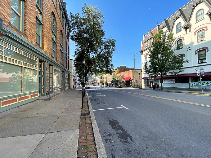 Victorian beauties line Bellefonte's streets like a parade of wedding cakes frozen in time.