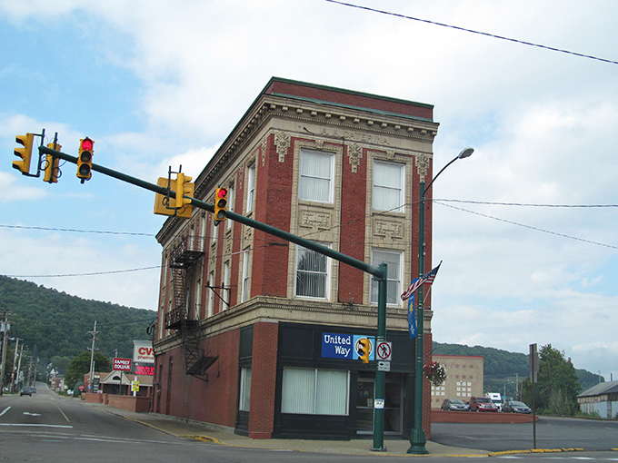 Bradford's historic brick buildings stand like sentinels of a bygone era, telling stories of Pennsylvania's oil boom days through their ornate facades.