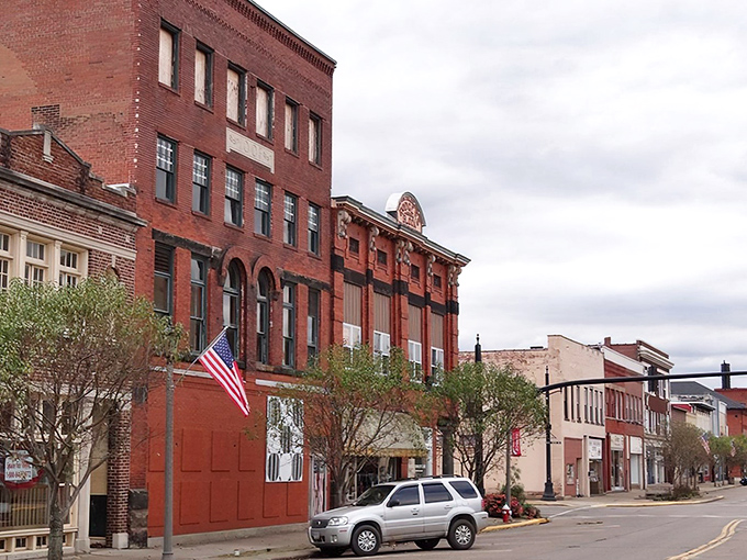 Those red brick beauties have stories to tell - Coshocton's downtown looks like Mayberry's sophisticated cousin.