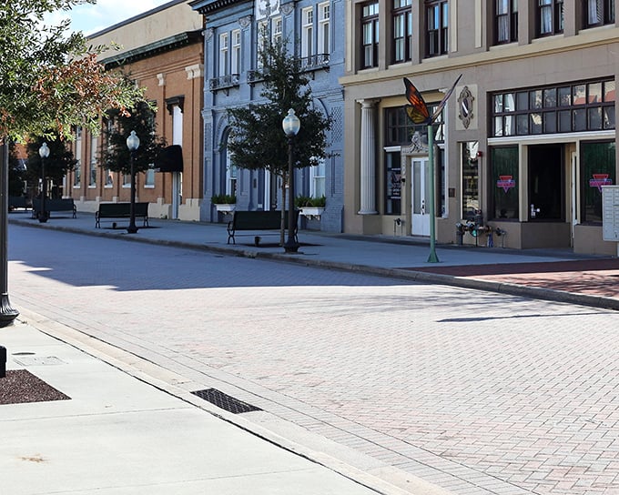 DeLand's historic downtown invites you to stroll brick-paved streets where every storefront tells a story.