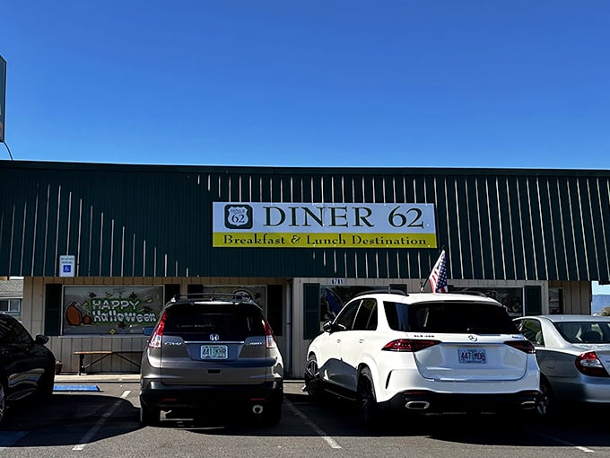 Diner 62's unassuming exterior hides a breakfast paradise. Like finding a $20 in your winter coat pocket!