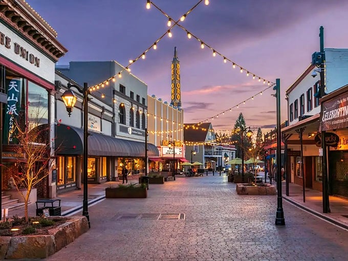 Downtown Grass Valley glows with string lights and possibility&mdash;like stepping into a Hallmark movie where the coffee shops actually serve decent espresso.