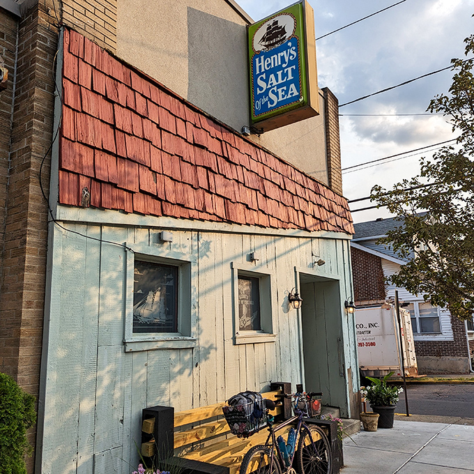 Henry's Salt of the Sea's weathered wooden facade and red shingles aren't putting on airs &ndash; just like the honest seafood waiting inside.