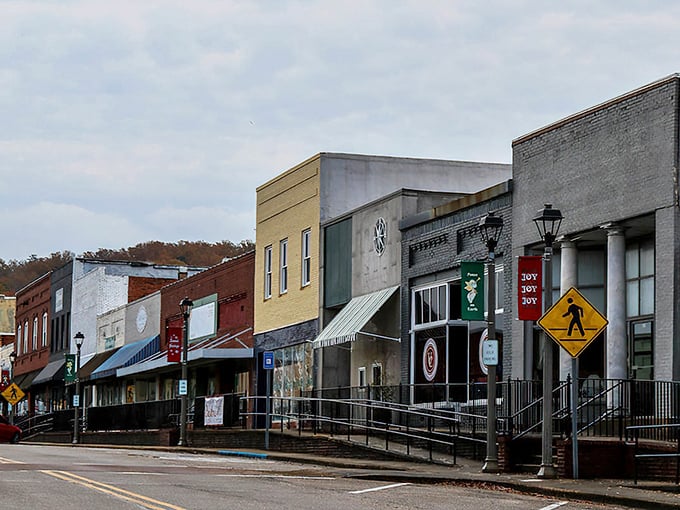 Manchester's downtown stretches out like a comfortable old sweater, inviting you to slow down and breathe.