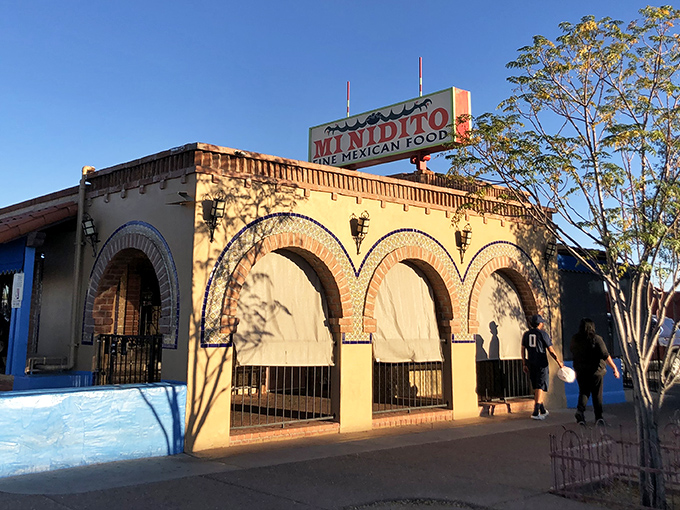 Mi Nidito's iconic arched facade welcomes you like an old friend. Those brick details have witnessed decades of happy diners coming back for more.