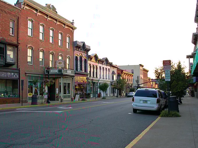 Millersburg's main street looks like a Norman Rockwell painting came to life. Those brick buildings have stories to tell!