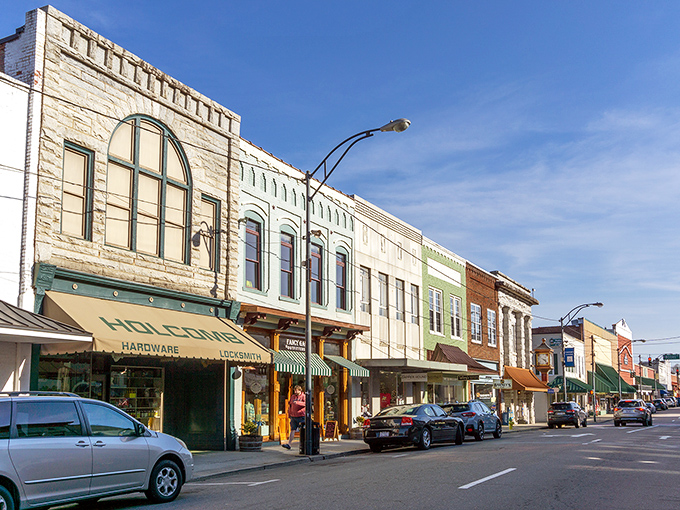 Mount Airy's Main Street looks like it jumped straight out of a TV set. Those historic storefronts have stories to tell!