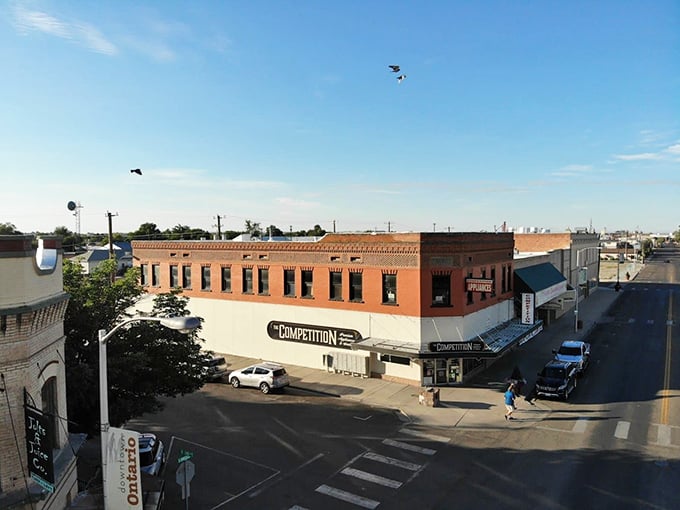 Ontario's historic downtown brings small-town charm without the big-city price tag. Brick buildings and blue skies welcome you to affordable living.
