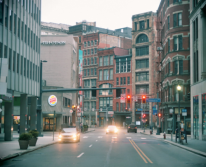 Pittsburgh's downtown streets tell stories of steel and dreams, where every corner whispers "welcome home."