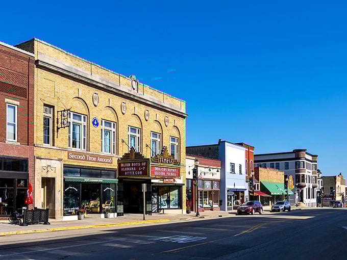 Viroqua's Main Street looks like a movie set where time decided to take a coffee break.