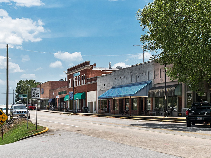 Westminster's Main Street whispers stories of simpler times, where brick buildings stand like sentinels of small-town charm.