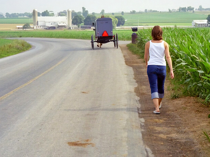 Country roads and cornfields &ndash; where an Amish buggy reminds us that the original horsepower wasn't measured in engines.