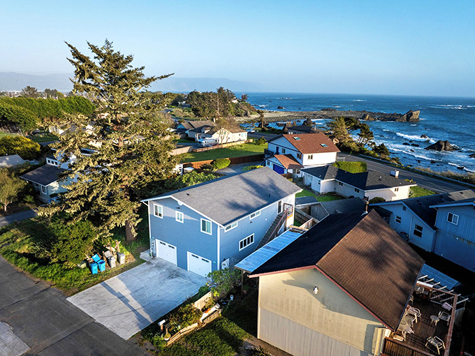 Nature's daily drama unfolds outside your window in Crescent City, where affordable coastal living meets breathtaking Pacific panoramas.