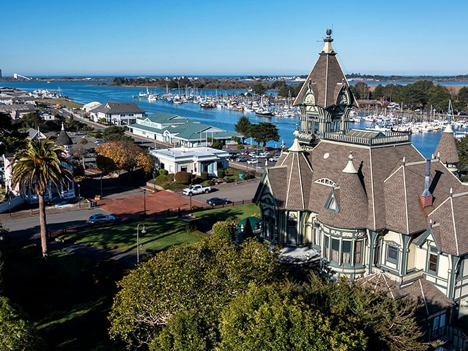 That Carson Mansion spire! Eureka's waterfront Victorian architecture could make even Downton Abbey jealous.