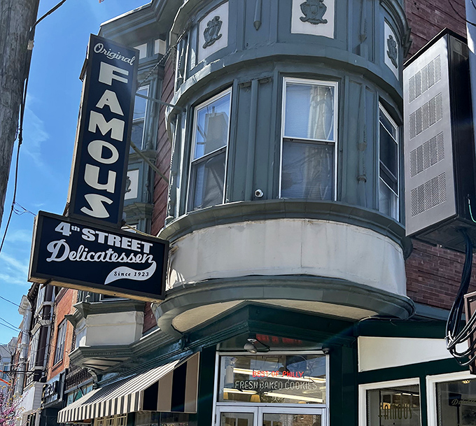 That iconic striped awning isn't just decoration&mdash;it's a beacon calling sandwich lovers to one of Philly's most beloved institutions.