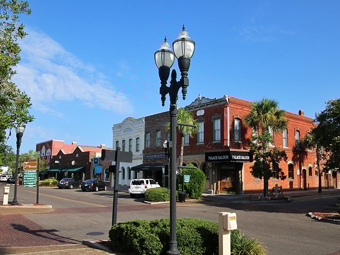Charming brick buildings and vintage lampposts create Fernandina Beach's timeless appeal &ndash; small-town Florida at its finest.